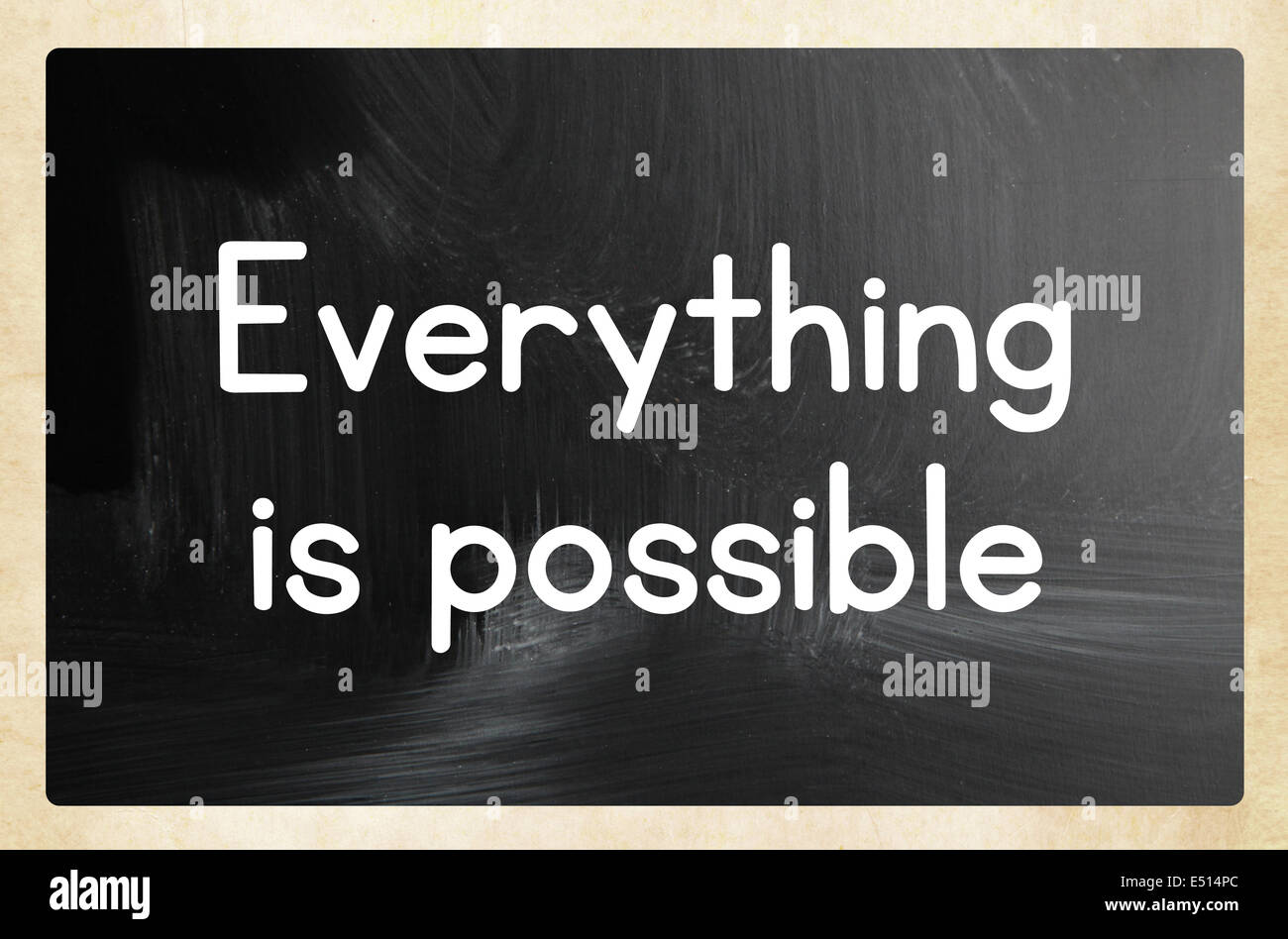 everything is possible concept Stock Photo - Alamy