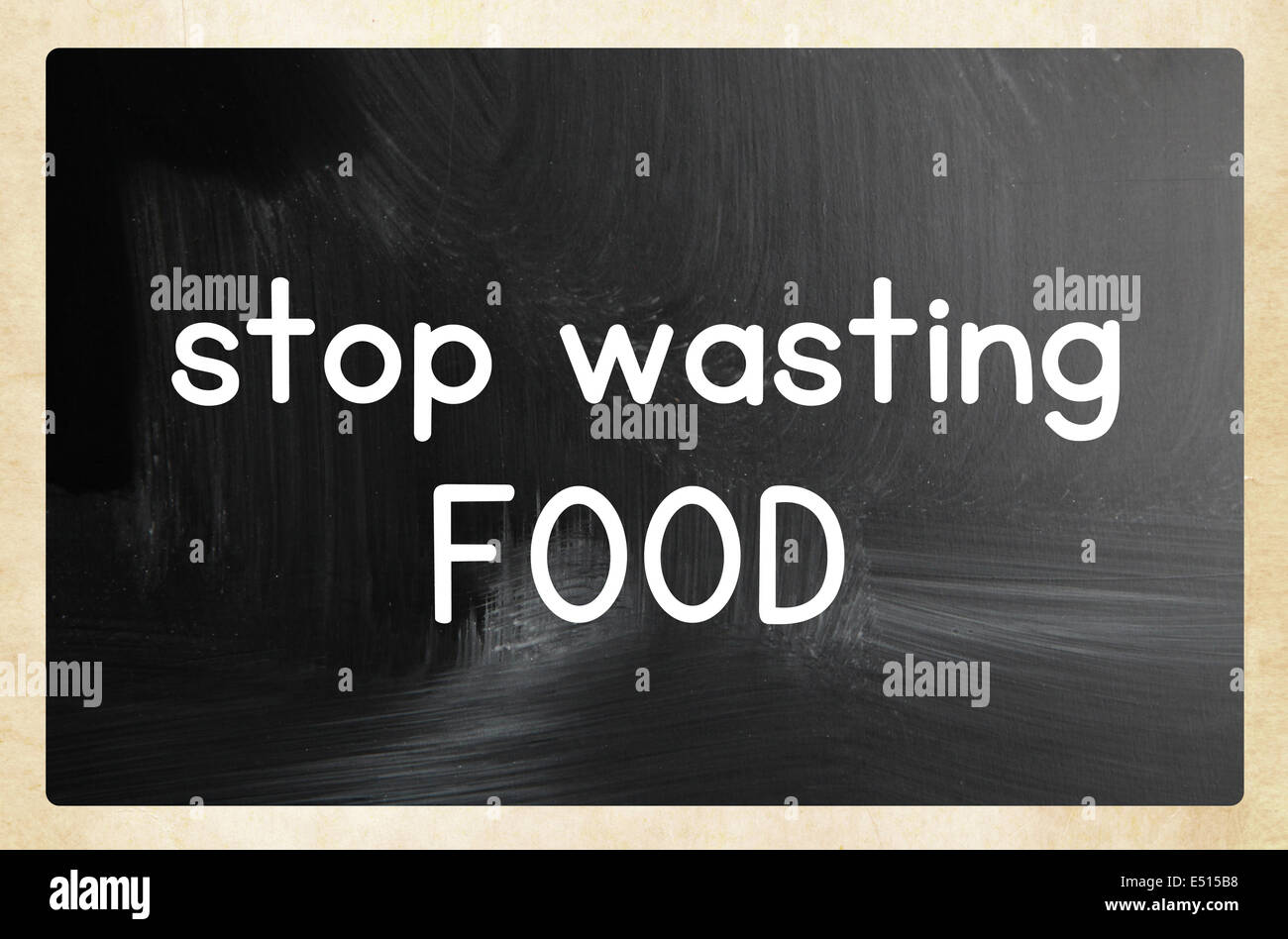 stop wasting food Stock Photo - Alamy
