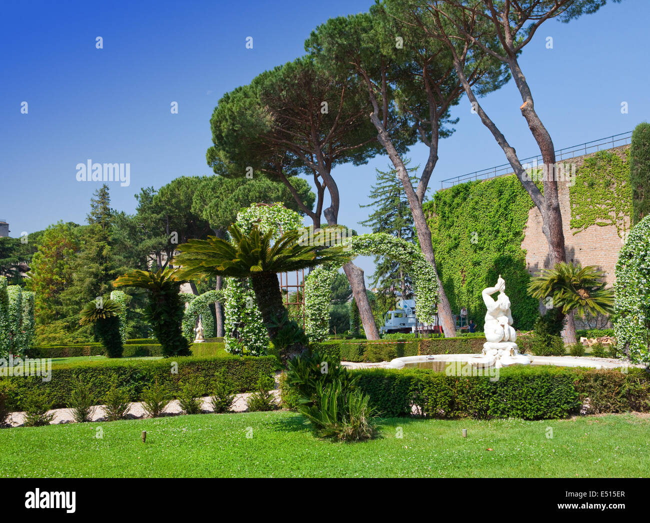 Vatican. A Vatican garden Stock Photo - Alamy