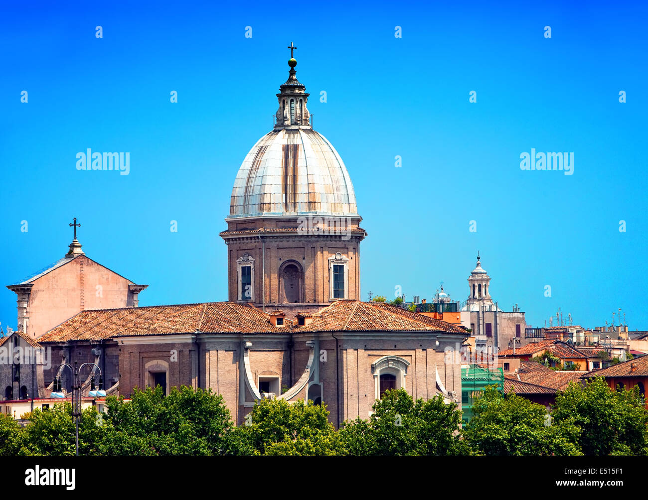 Rome top view hi-res stock photography and images - Alamy