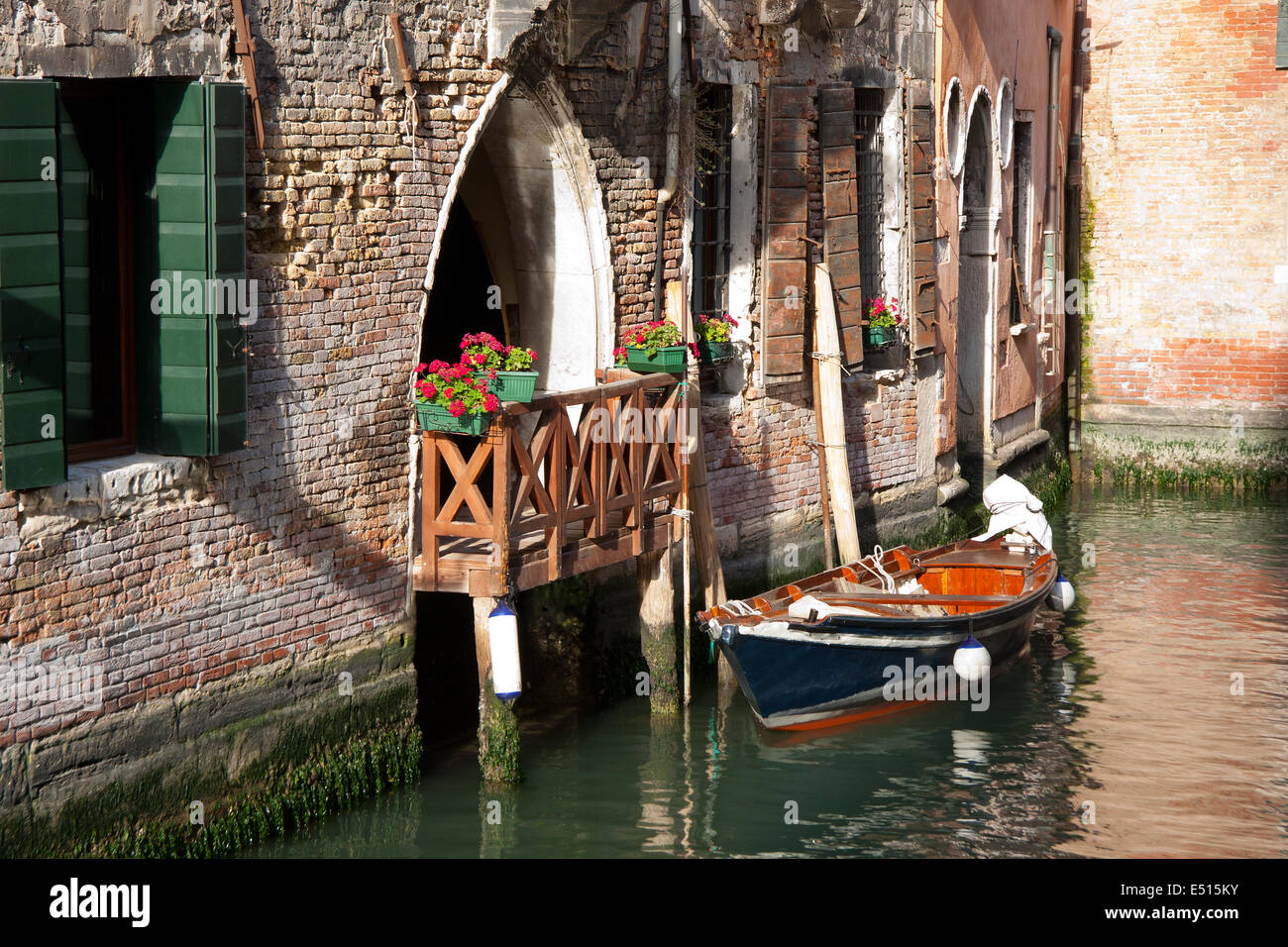 water balcony in Venice Stock Photo - Alamy