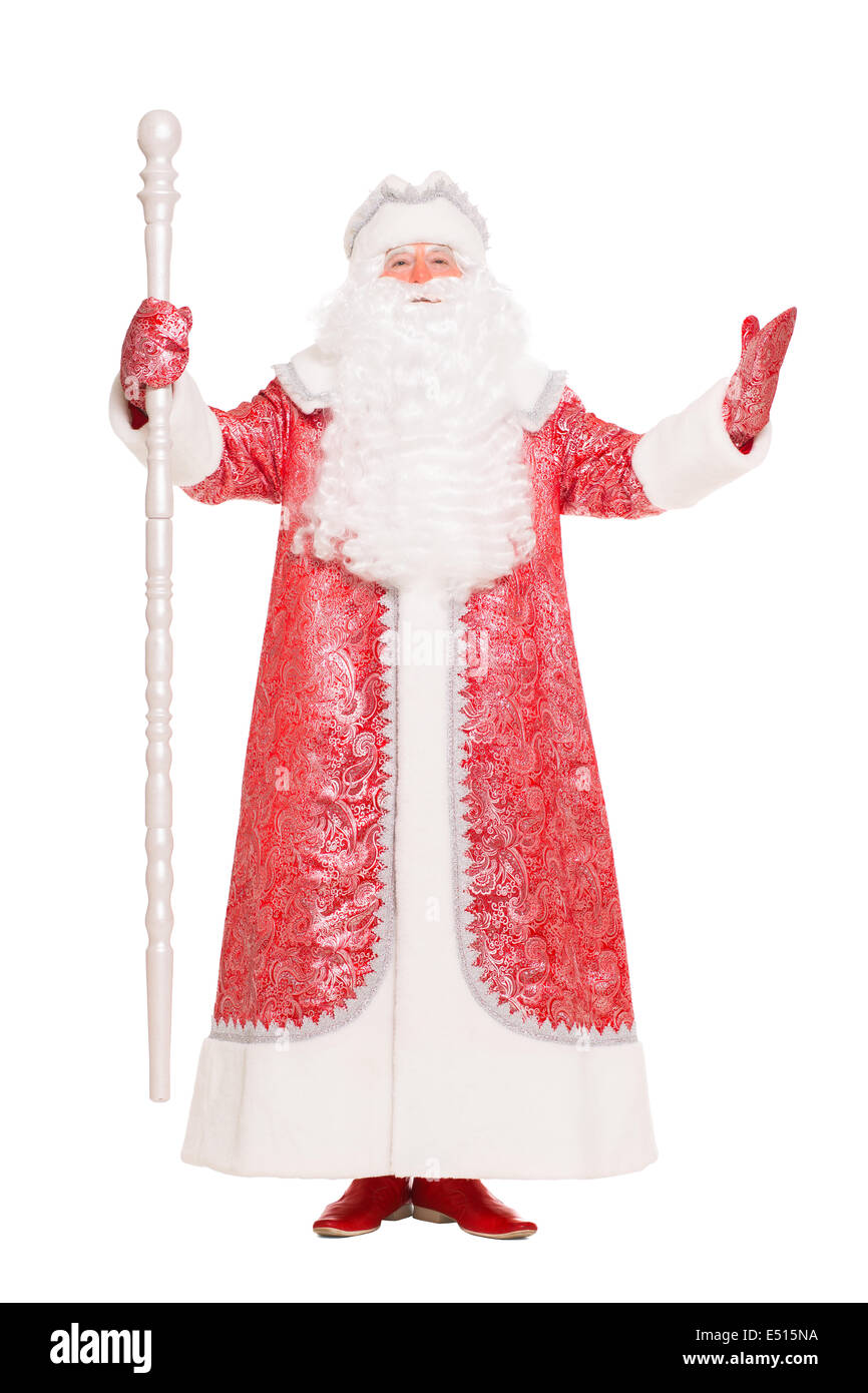Man in Santa Claus suit Stock Photo - Alamy