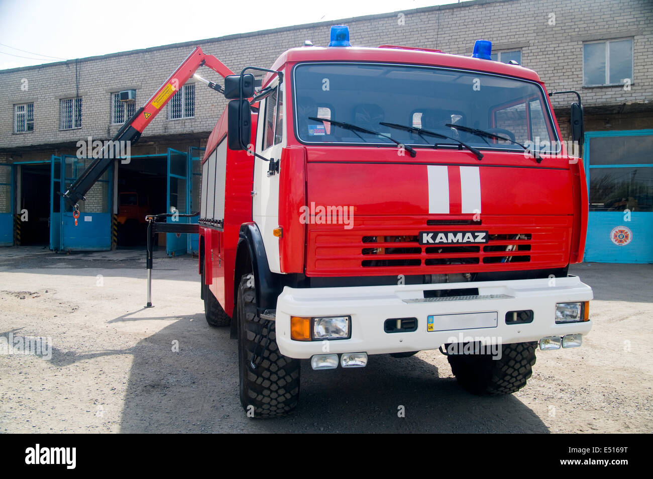 Russian firetruck hi-res stock photography and images - Alamy