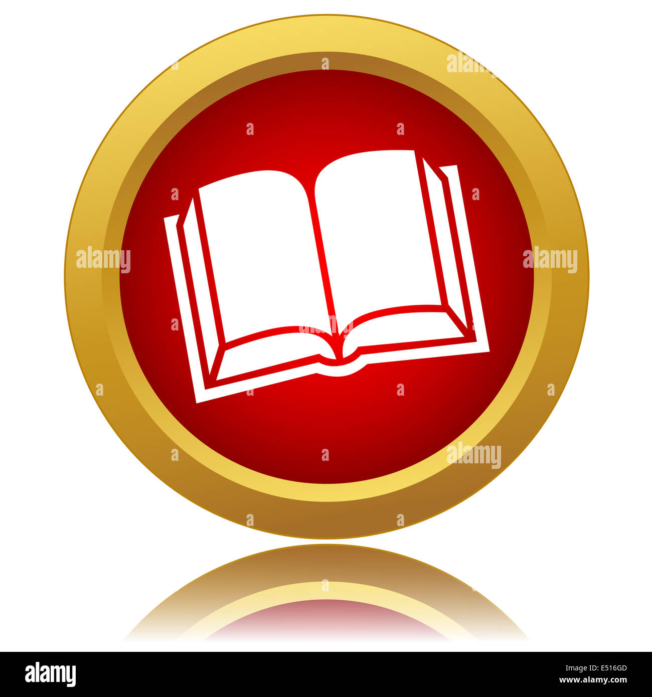 Red book icon Stock Photo - Alamy