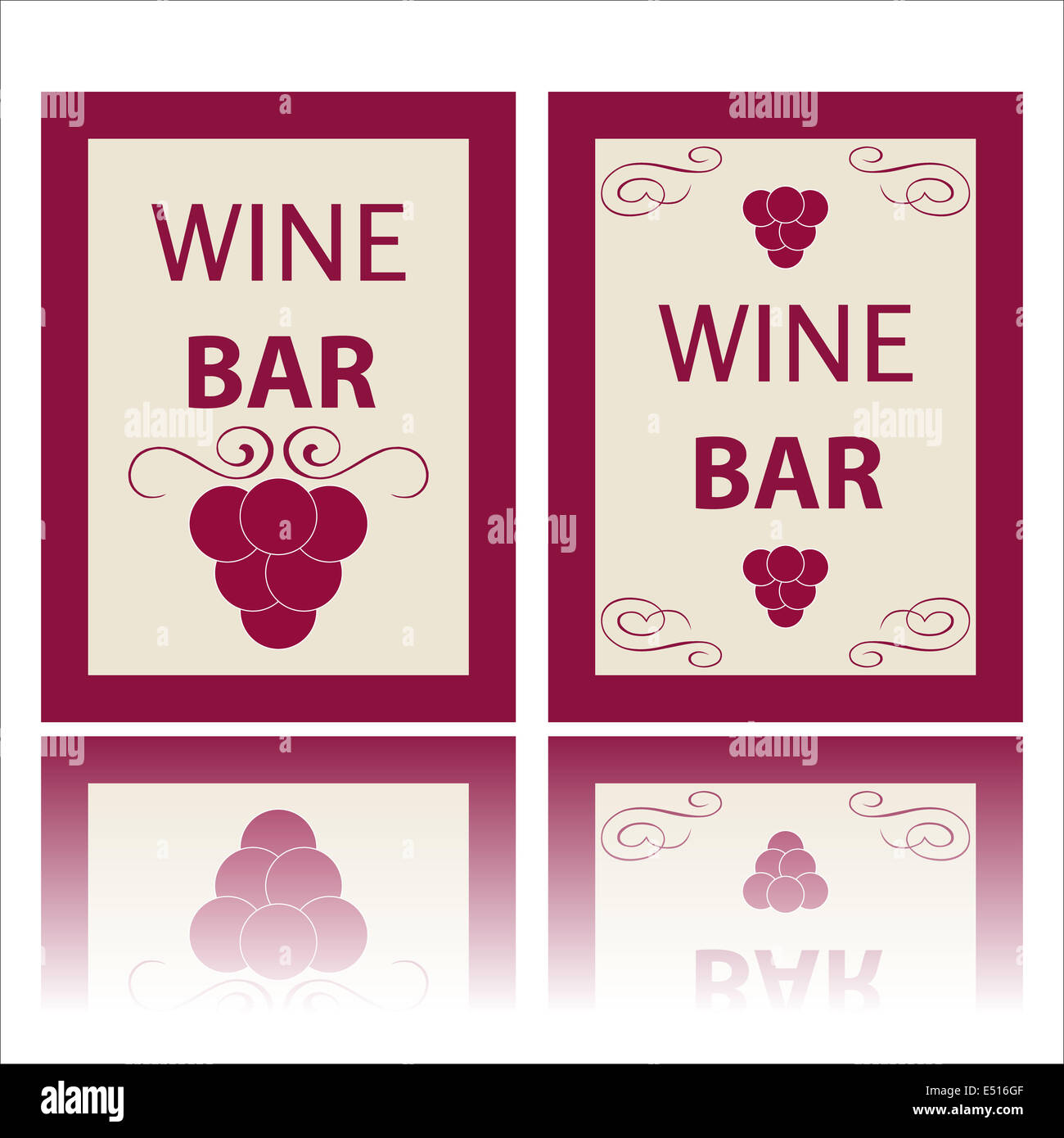 Vector restaurant labels Cut Out Stock Images & Pictures - Alamy