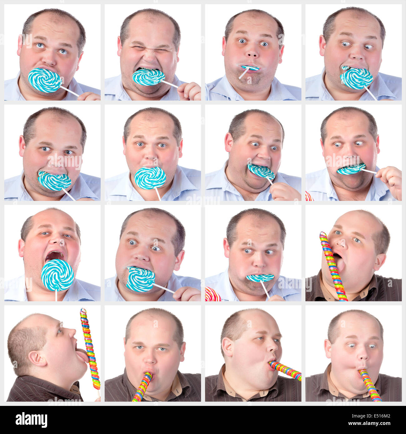 Fat man eating hi-res stock photography and images - Alamy