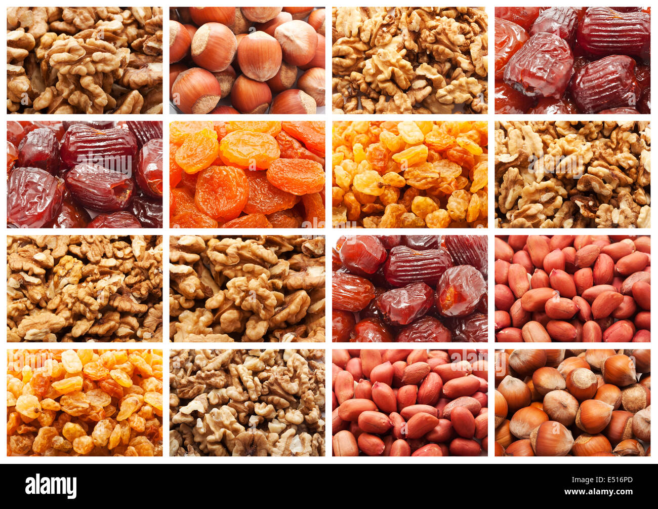 Dried fruits and nuts Stock Photo - Alamy