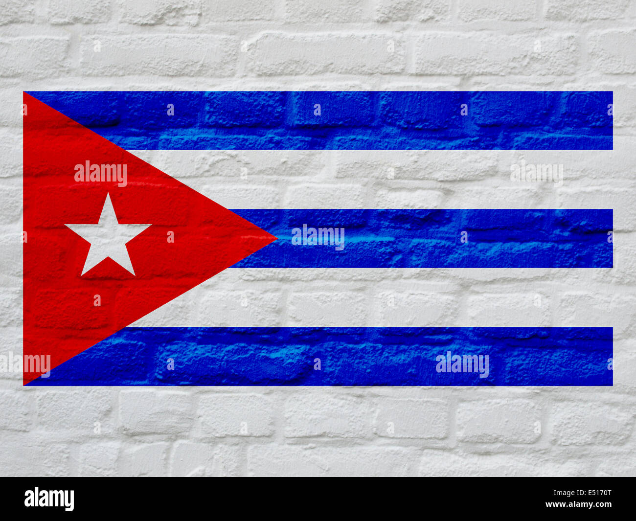 National Cuban flag Stock Photo - Alamy