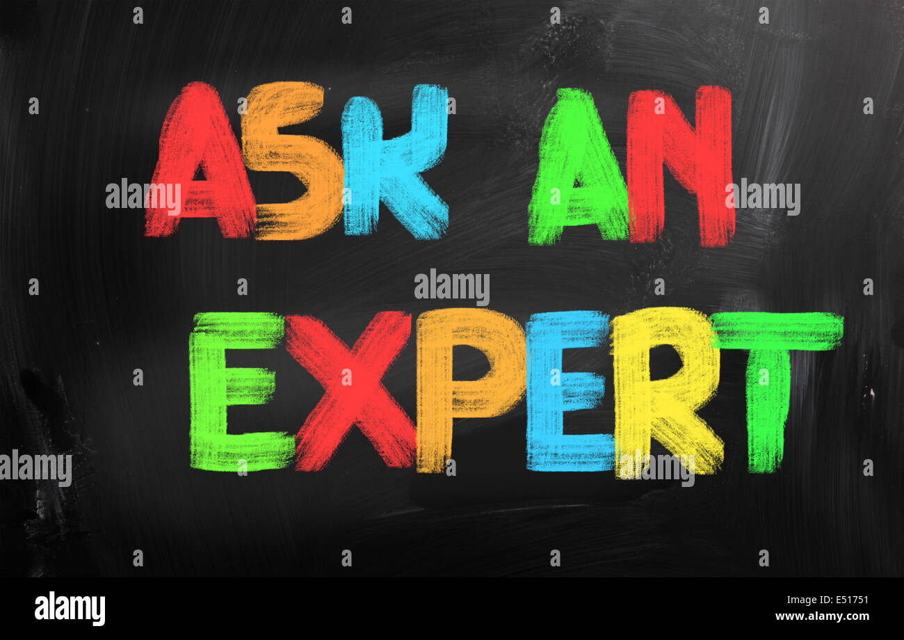 Ask An Expert Concept Stock Photo - Alamy