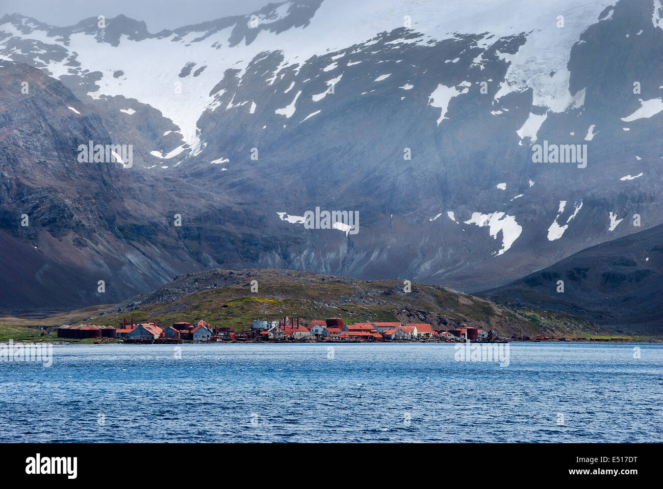 Leith harbour deserted whaling hi-res stock photography and images - Alamy