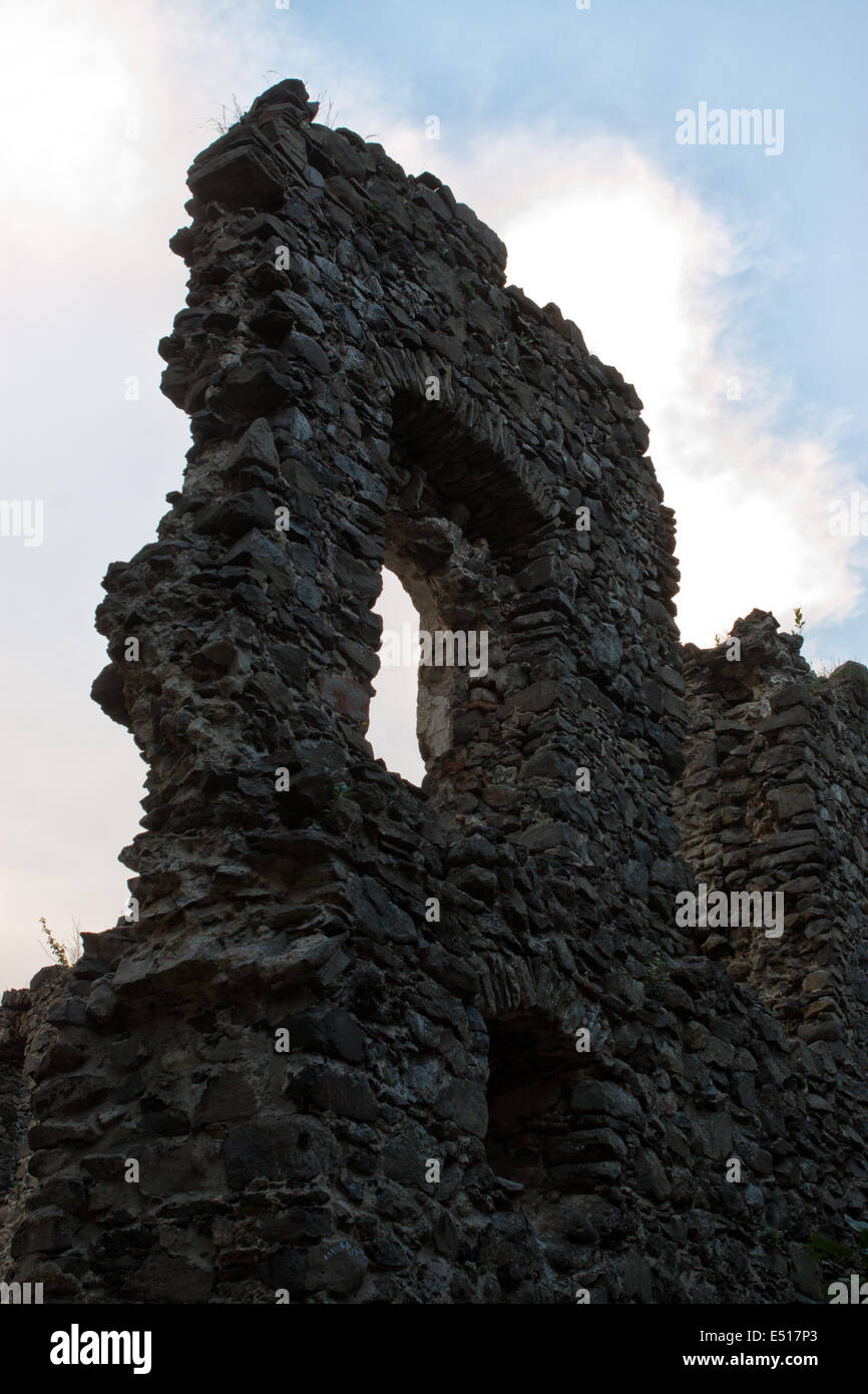 Castle Nevitsky ruins Stock Photo - Alamy