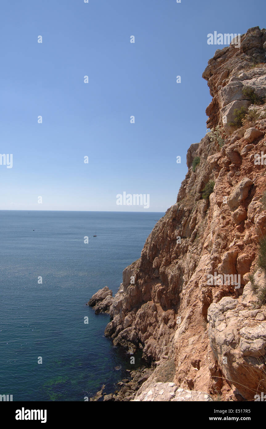 Rocky cliffs, the Black Sea coast Stock Photo - Alamy