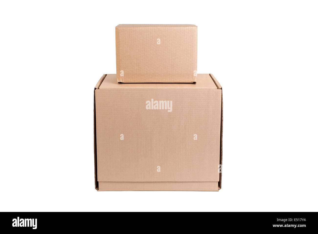 Stack of cardboard boxes Stock Photo - Alamy