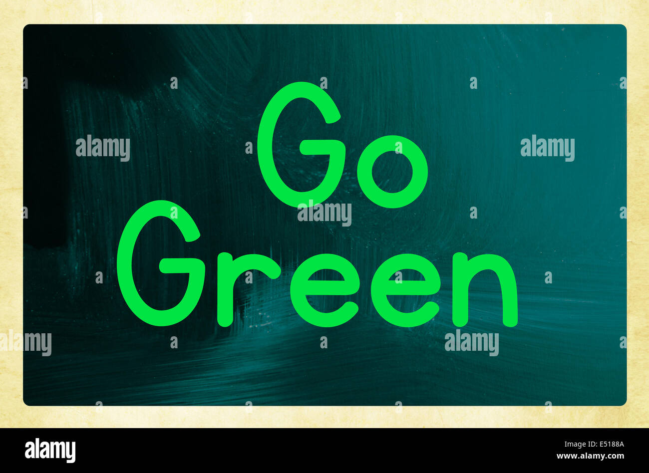 go green concept Stock Photo - Alamy