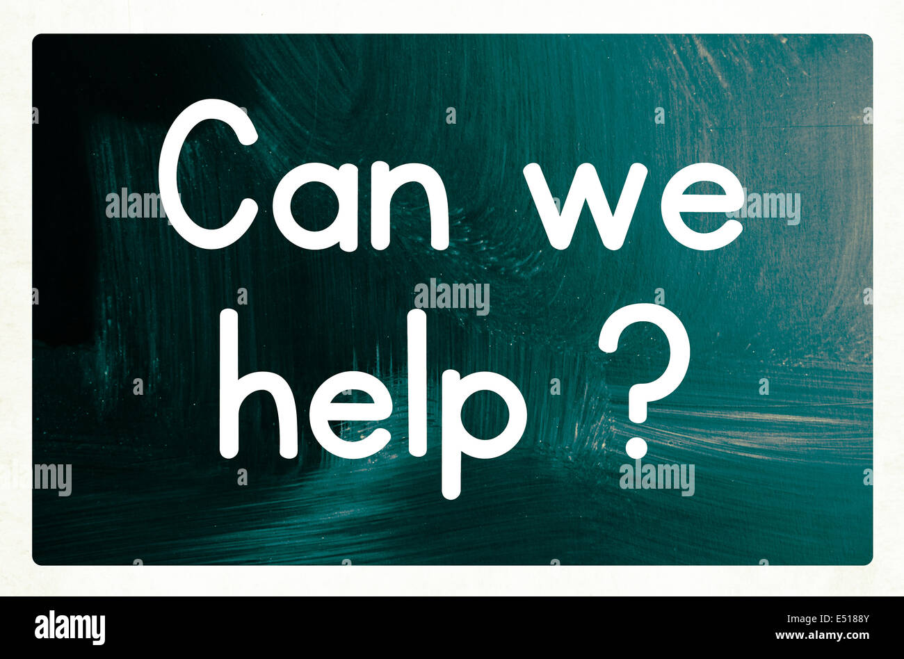 can we help concept Stock Photo - Alamy