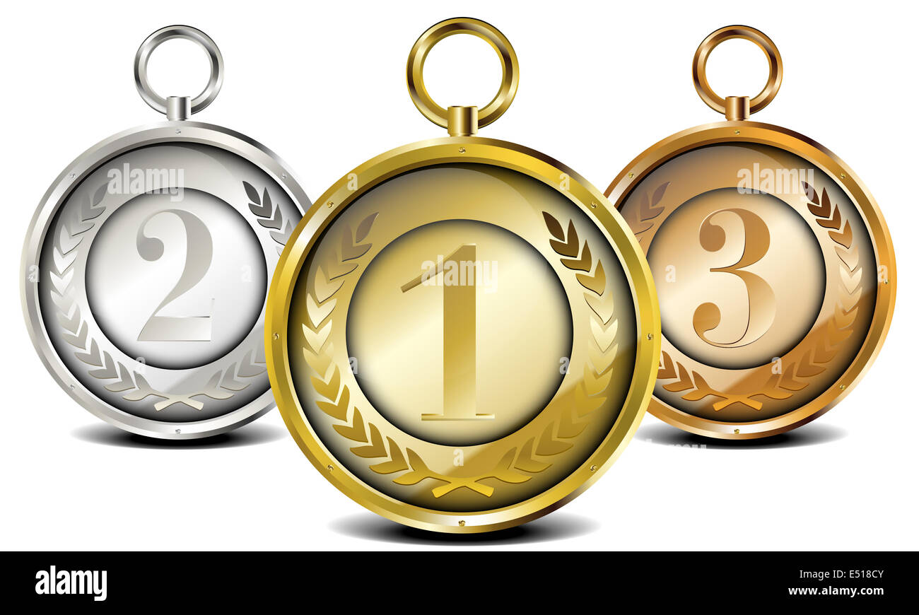 Medal prize competition games hi-res stock photography and images - Alamy