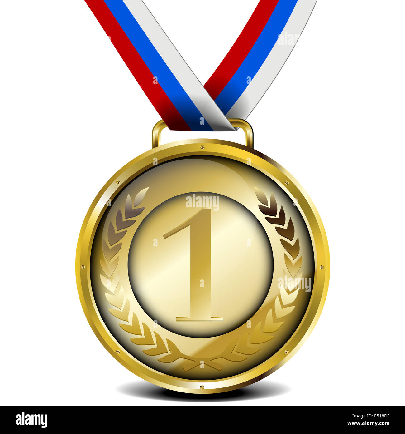 Medal with ribbon hi-res stock photography and images - Alamy