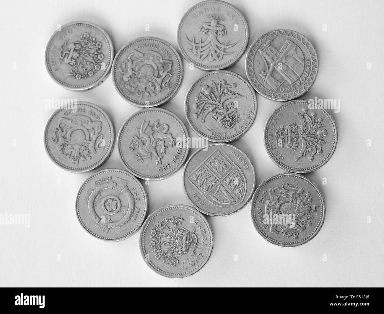 British pound coin Stock Photo - Alamy