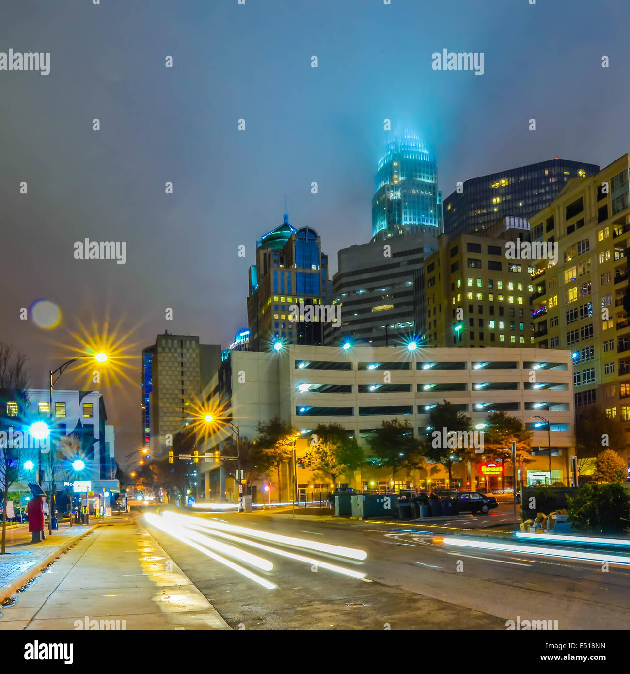 charlotte city skyline Stock Photo - Alamy
