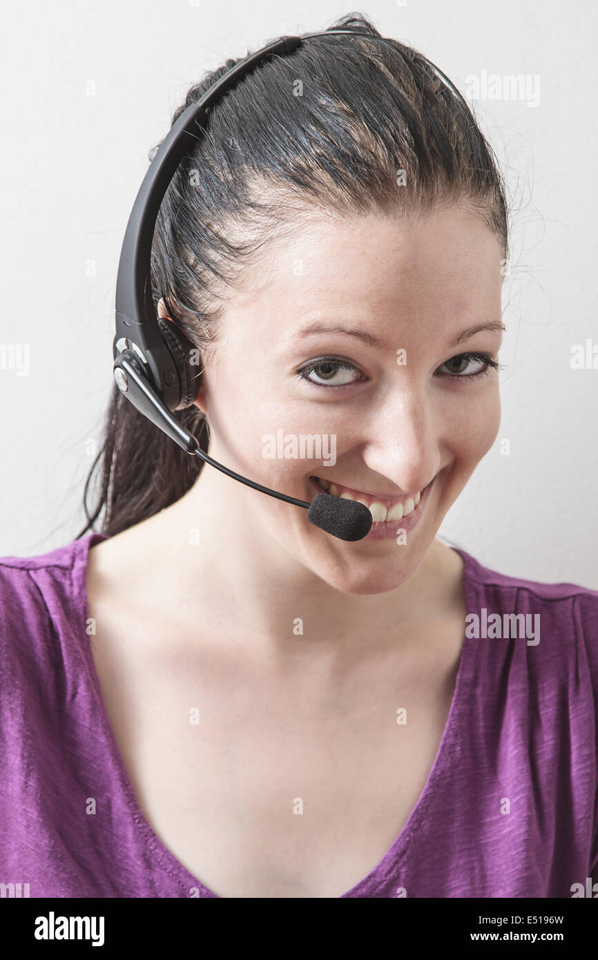 Young agent service work hi-res stock photography and images - Alamy