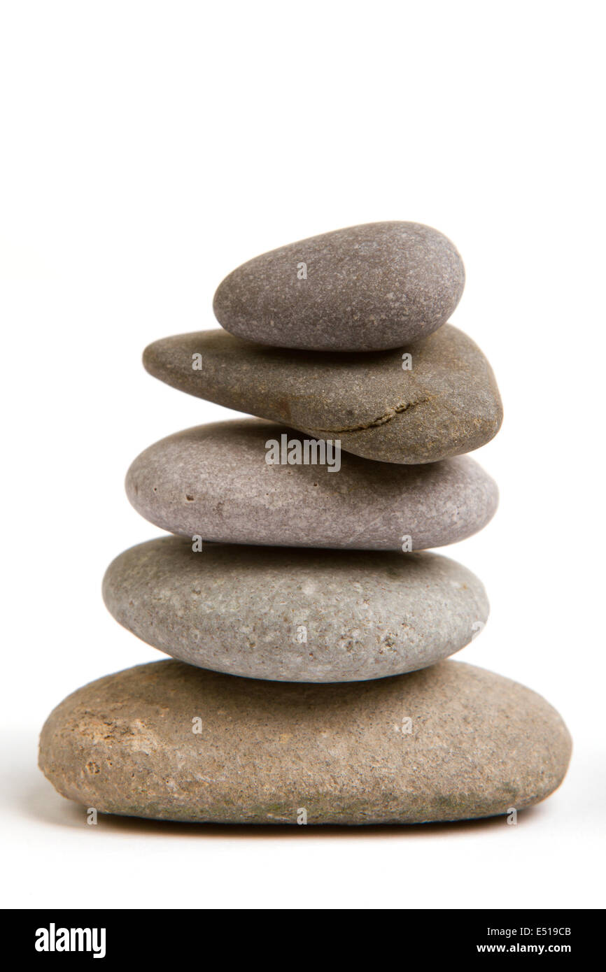 Color stones isolated on white Stock Photo - Alamy