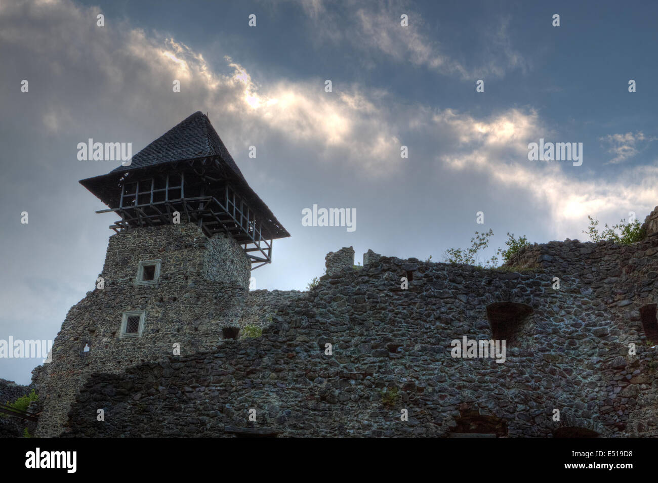 Castle ruins Nevitsky Transcarpathia Ukraine Stock Photo - Alamy