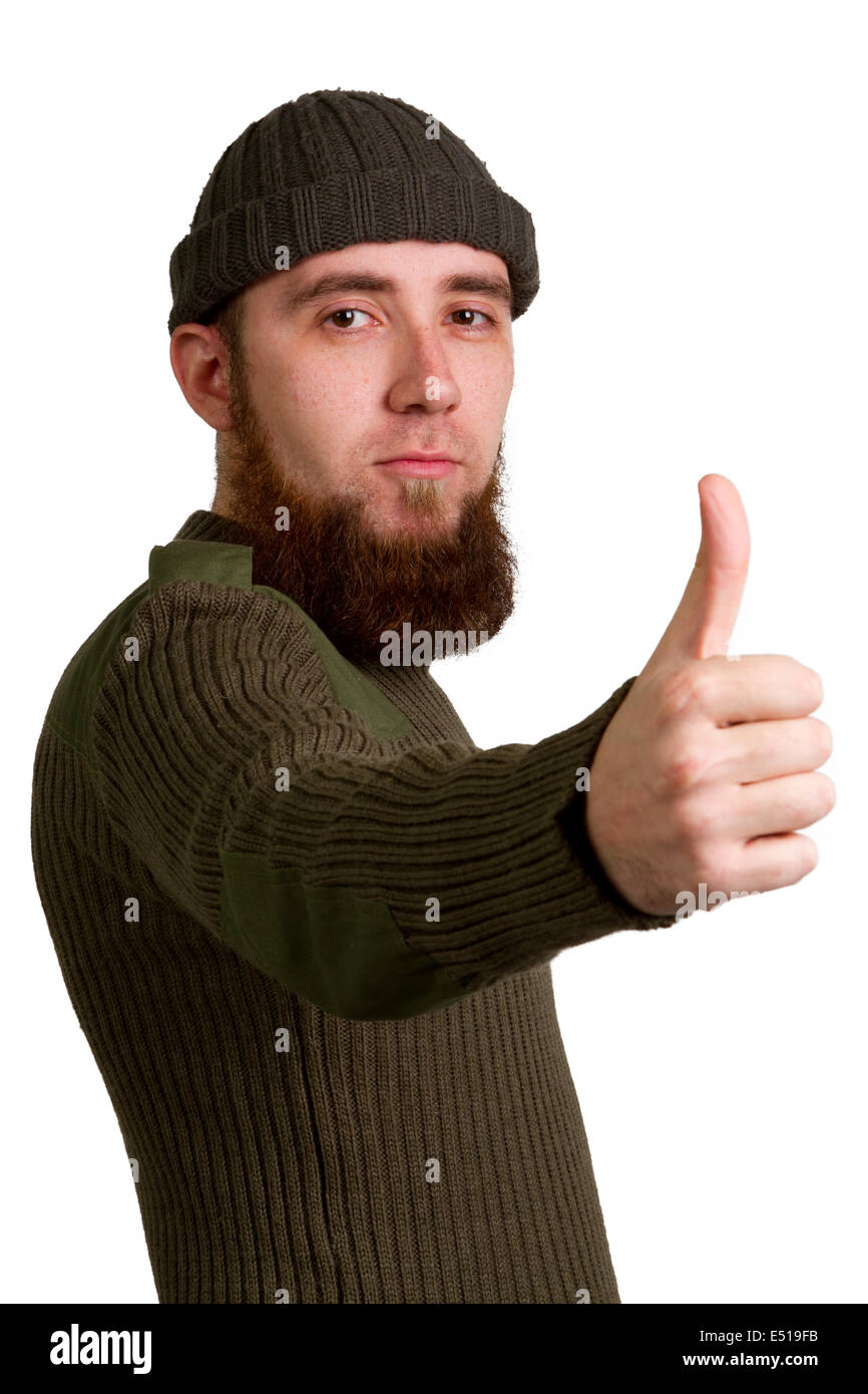 guy showing a success sign Stock Photo - Alamy