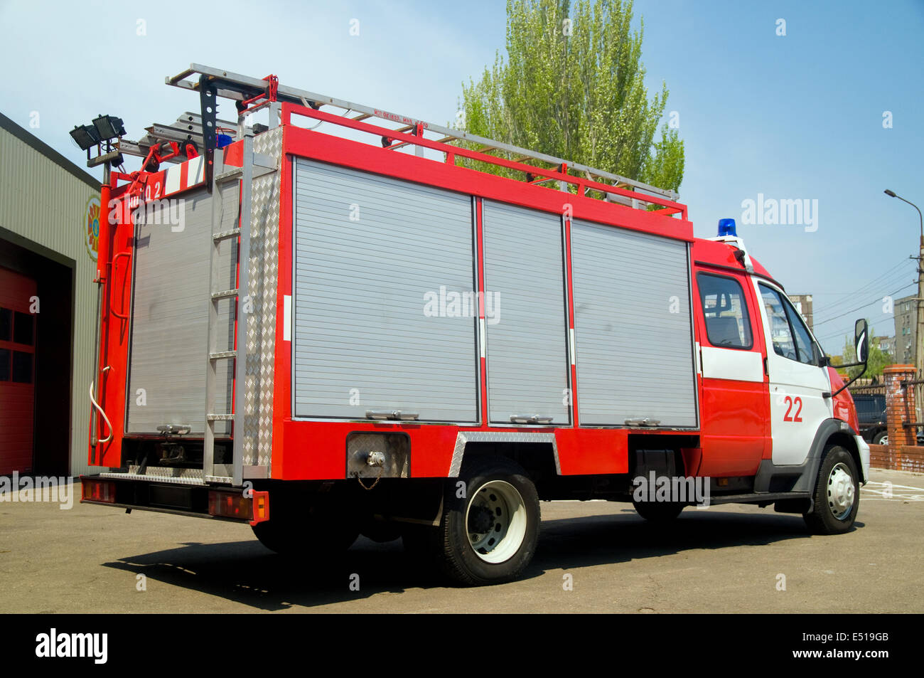 Car russian fire fireman hi-res stock photography and images - Alamy