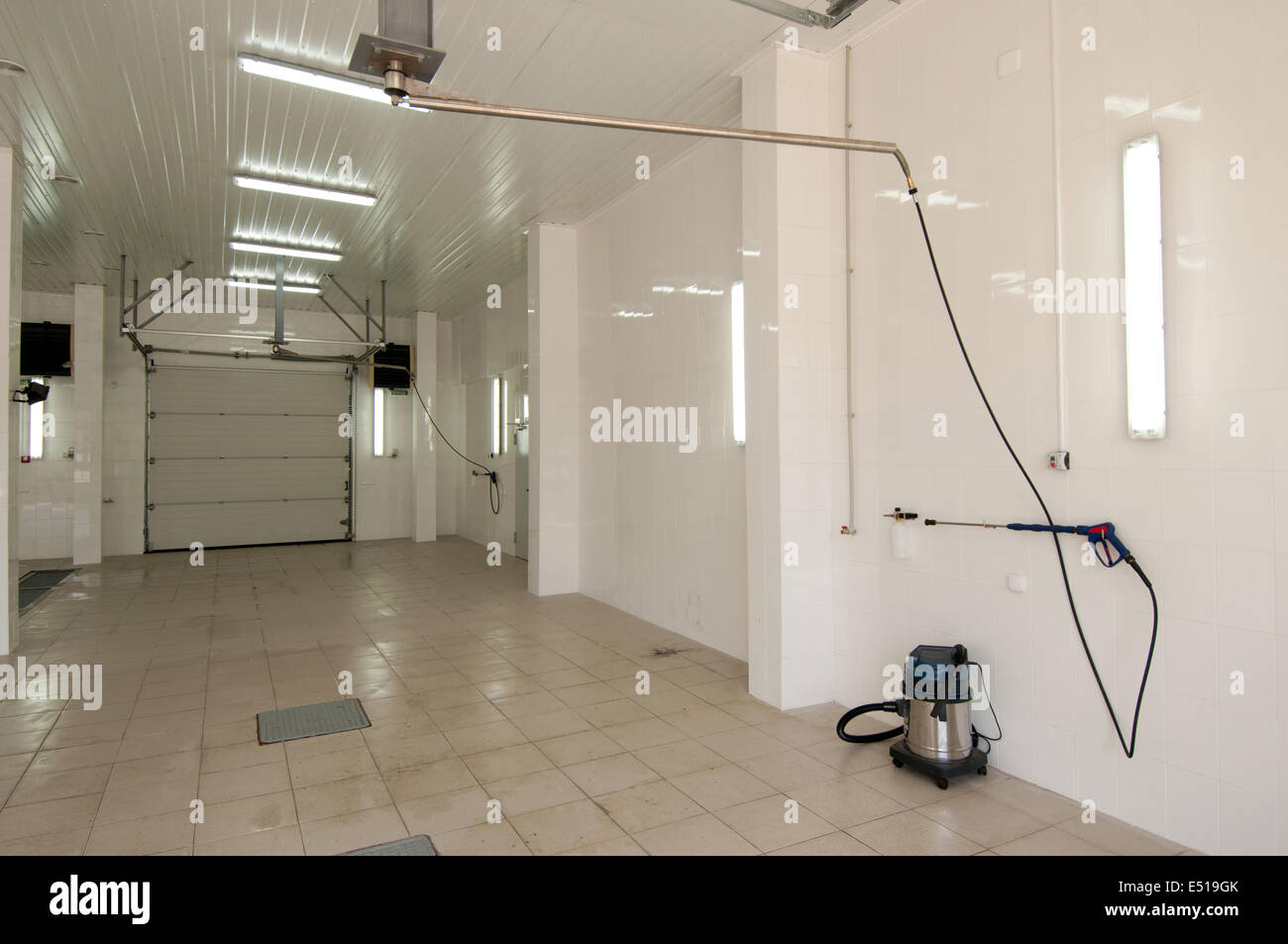interior space car wash Stock Photo - Alamy