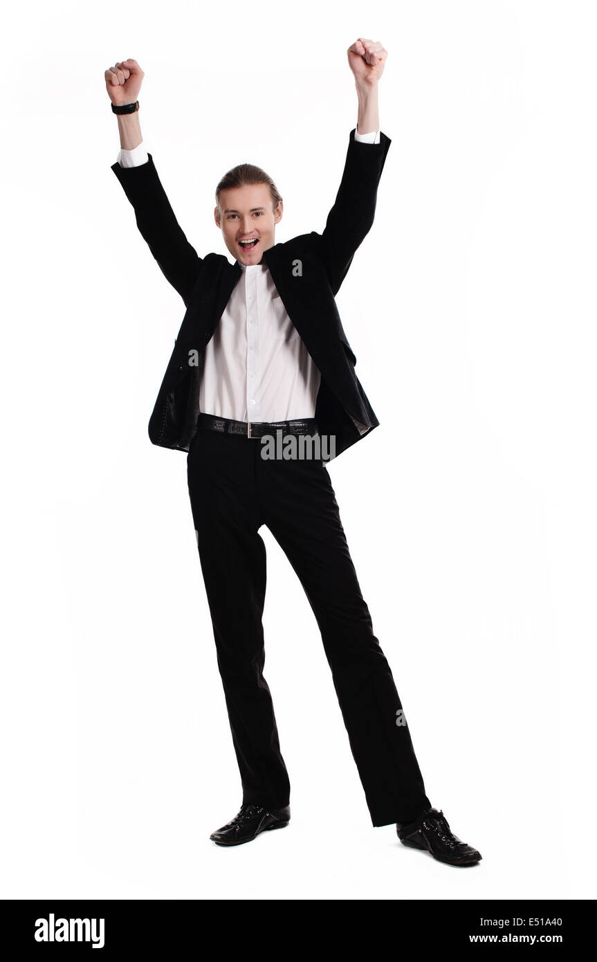 Concept freedom joy man Cut Out Stock Images & Pictures - Alamy