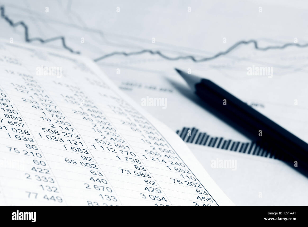Financial graphs and charts analysis Stock Photo - Alamy
