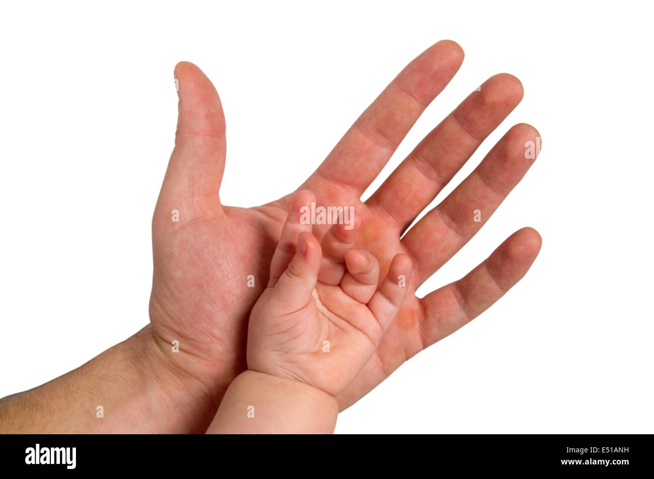 the hands of father and child Stock Photo - Alamy