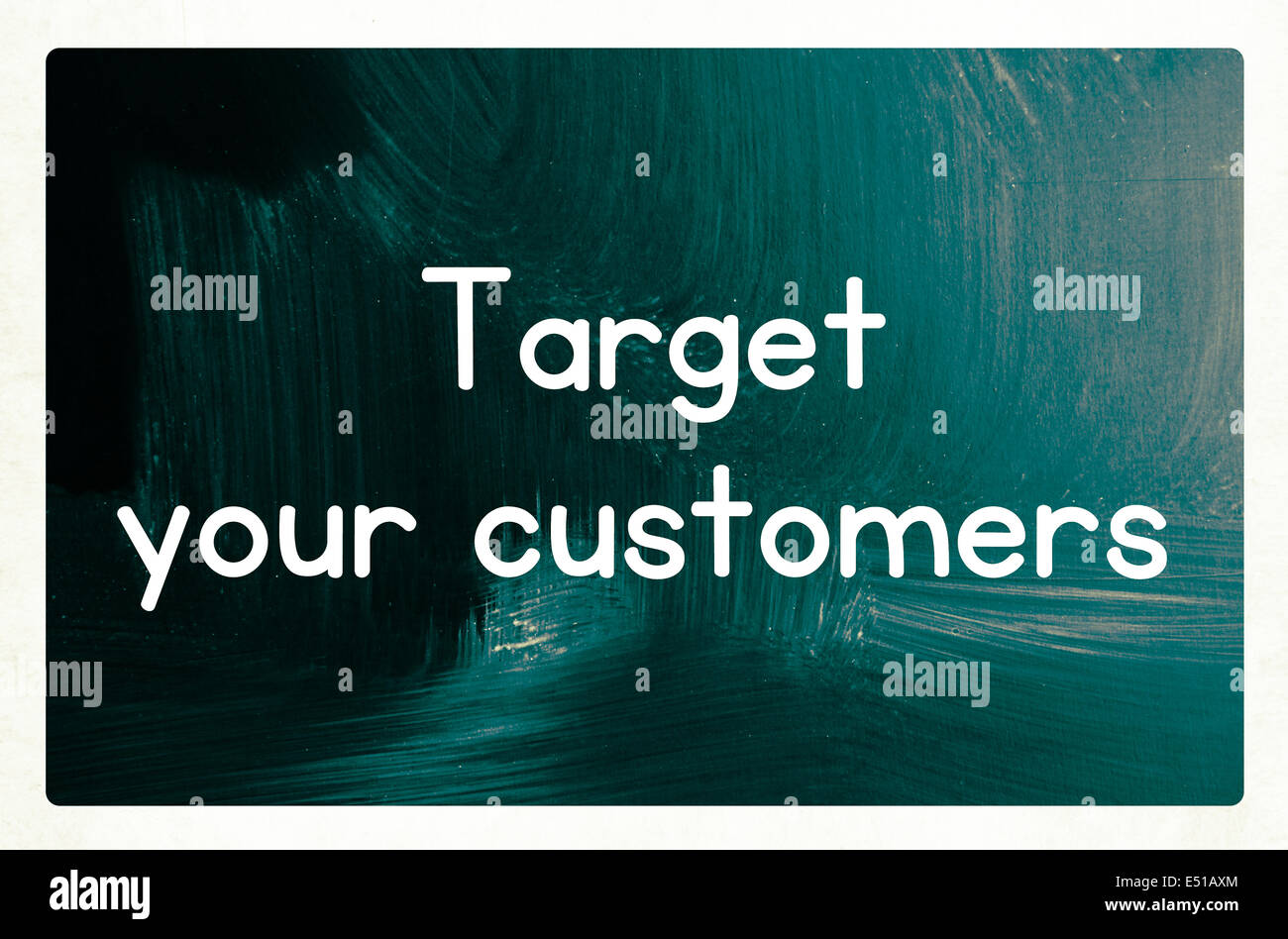 target your customers concept Stock Photo - Alamy