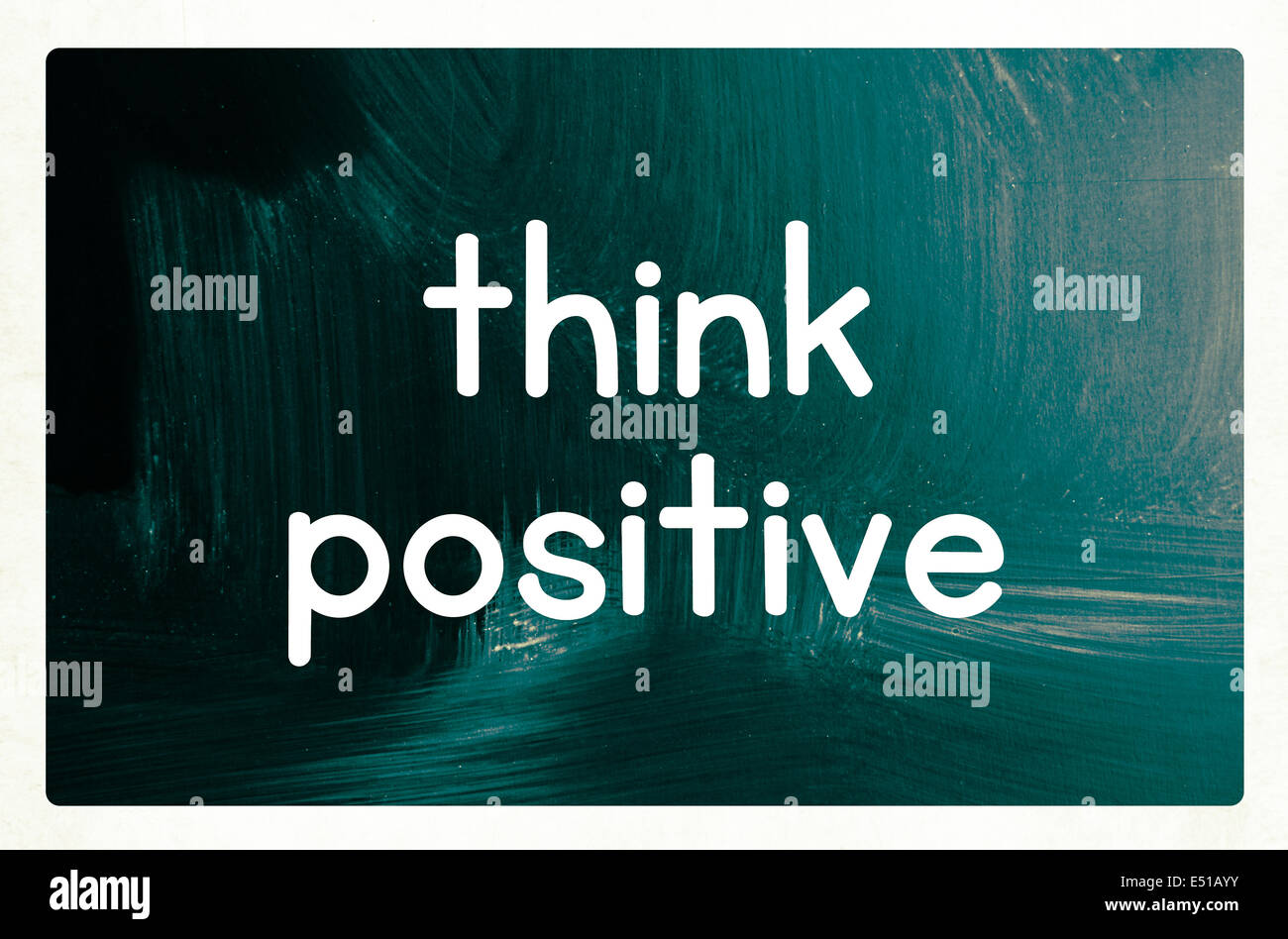 think positive concept Stock Photo - Alamy