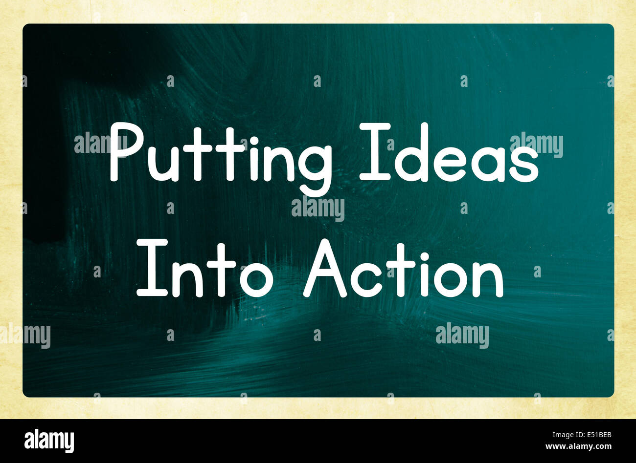 putting ideas into action Stock Photo - Alamy