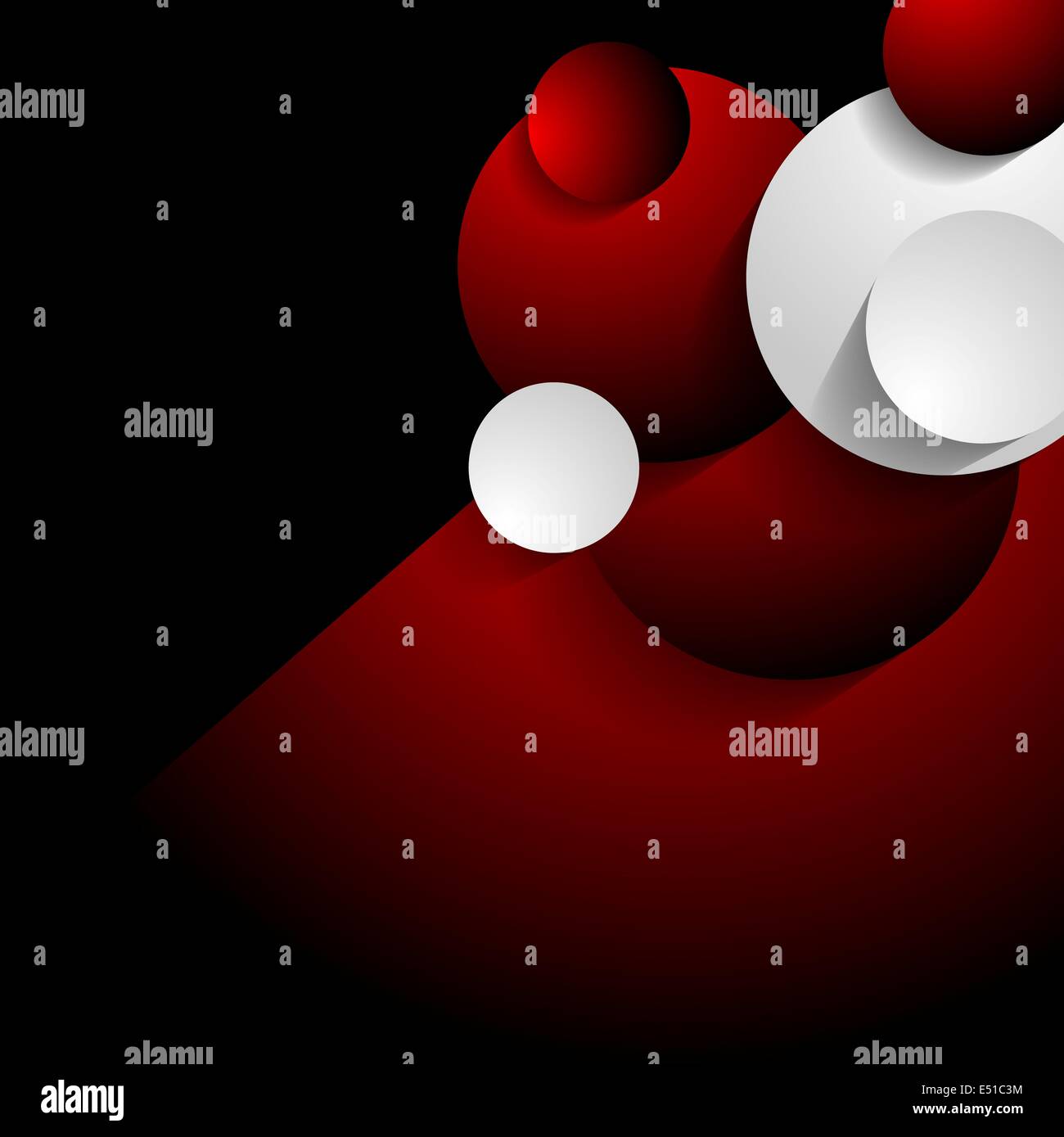 Concept circle shapes design Stock Photo - Alamy