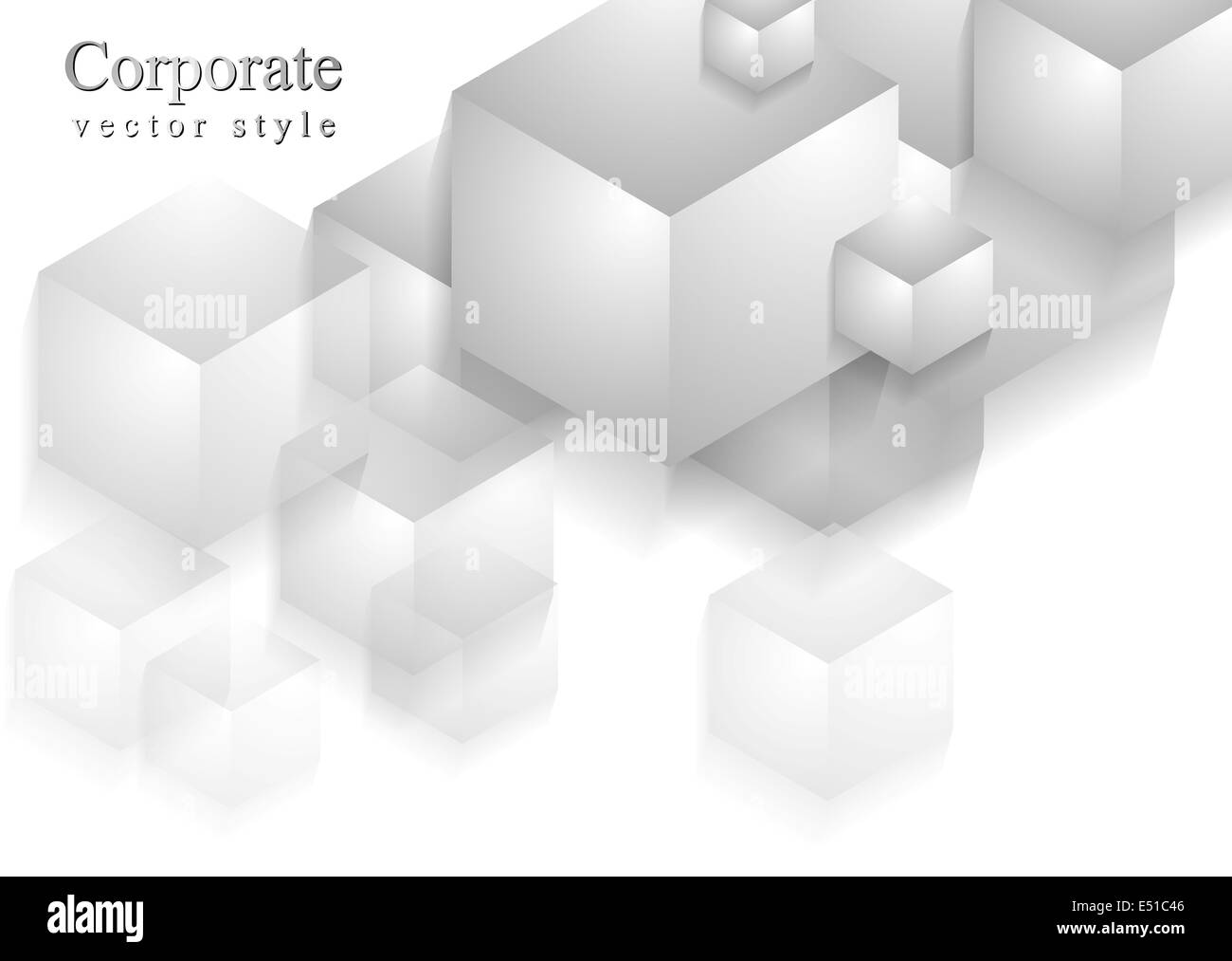 Abstract cubes technology background Stock Photo - Alamy