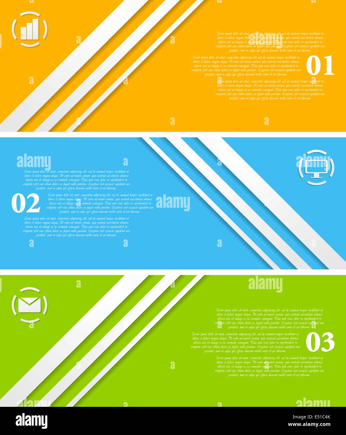 Abstract infographic tech banners Stock Photo - Alamy