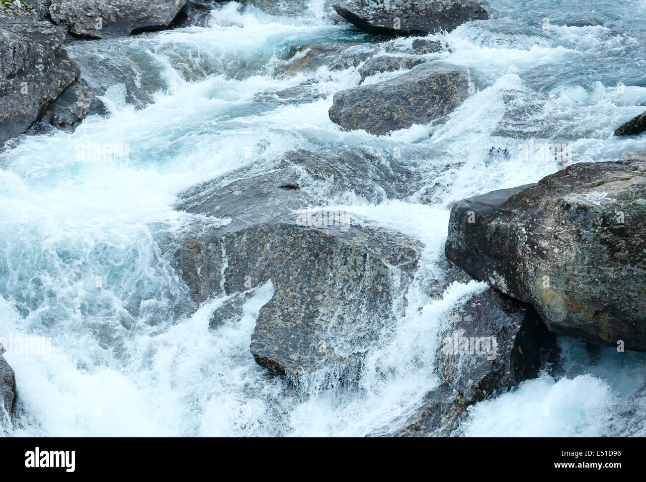 Mountain river waterfalls. Nature background Stock Photo - Alamy
