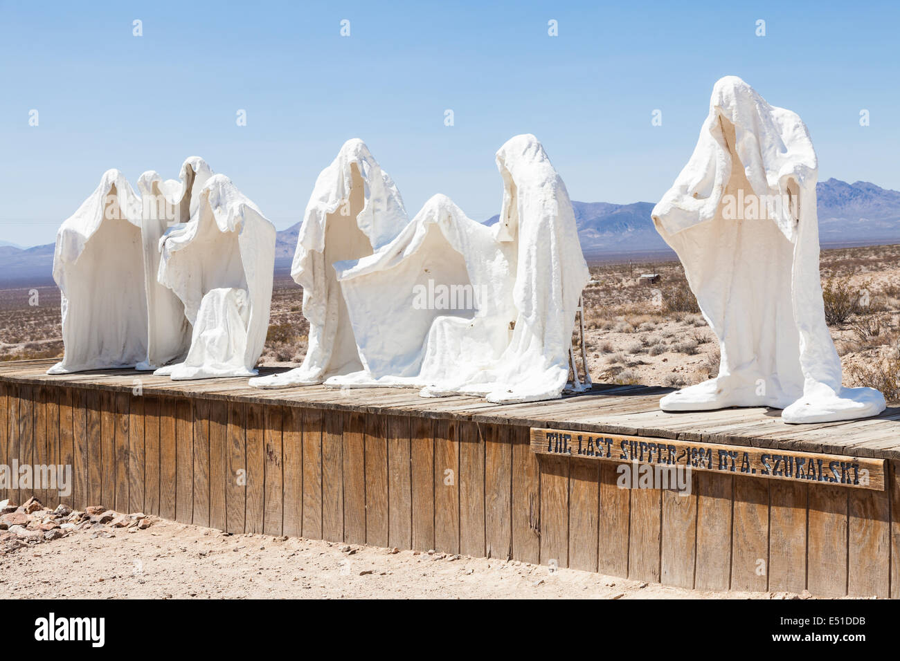 Ghost in the desert Stock Photo - Alamy