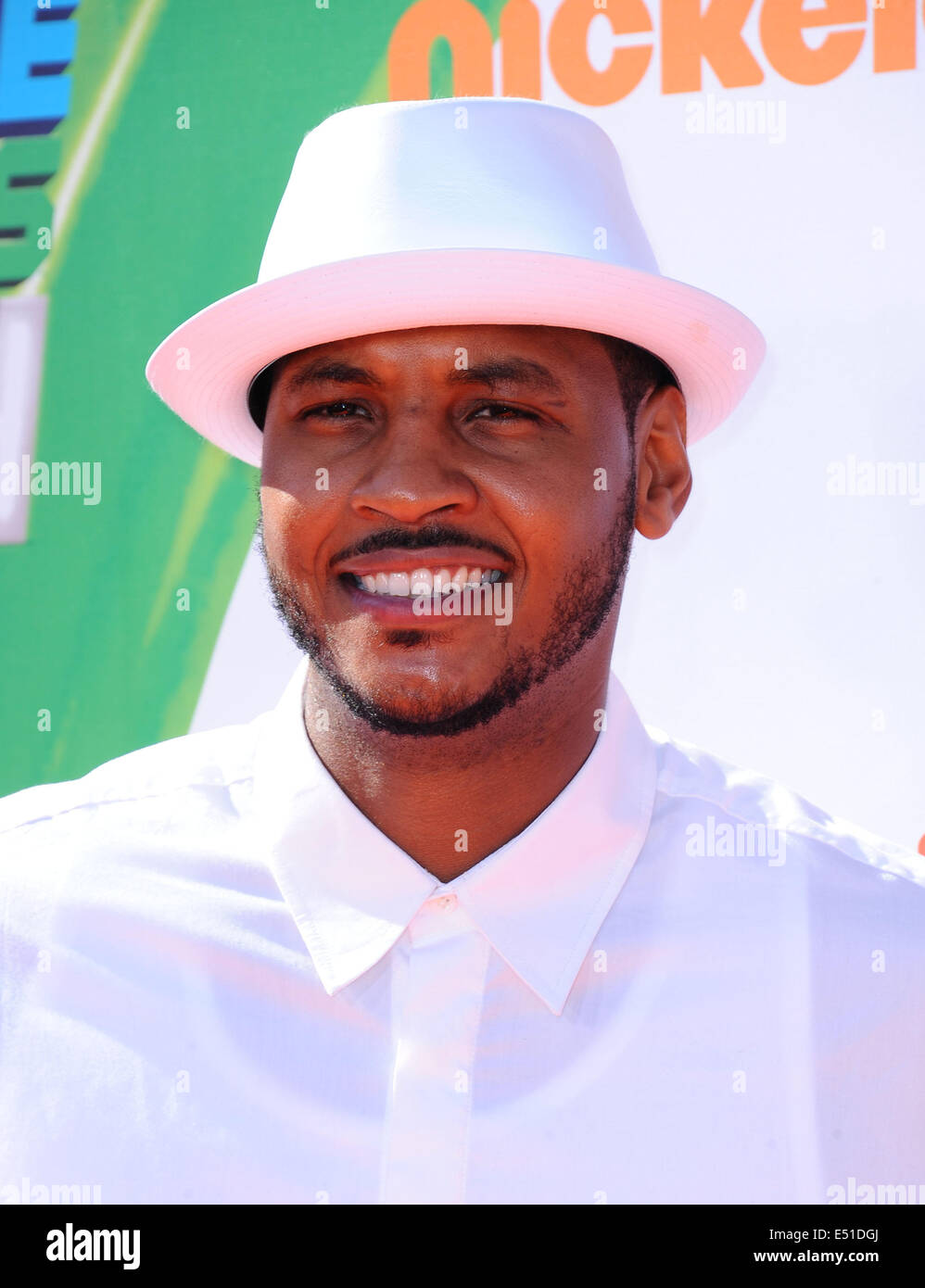 Los Angeles, California, USA. 17th July, 2014. Carmelo Anthony ...