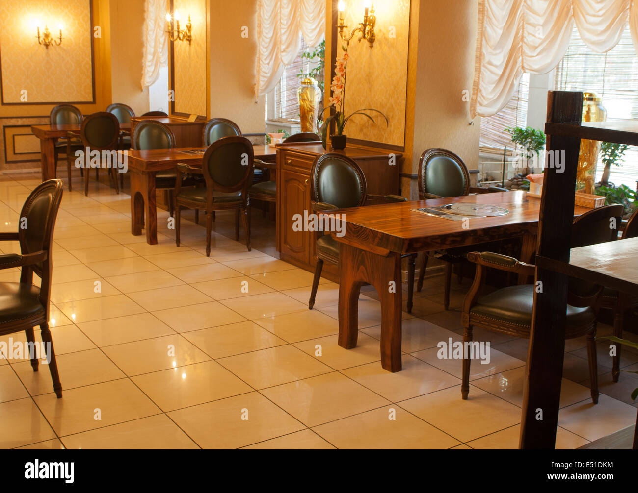 interior of modern restaurant Stock Photo - Alamy