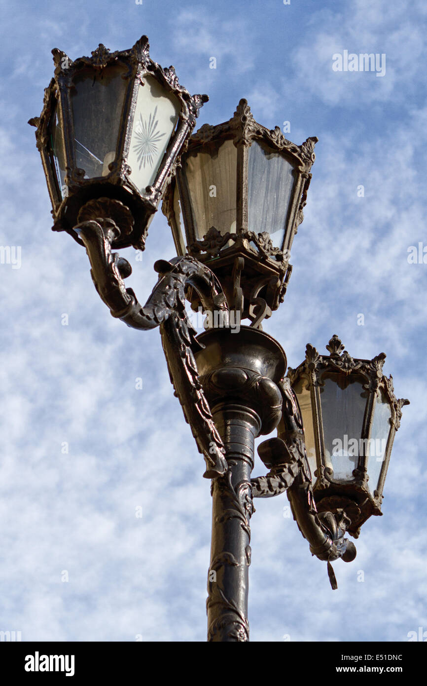 Old Street Light Stock Photo - Alamy