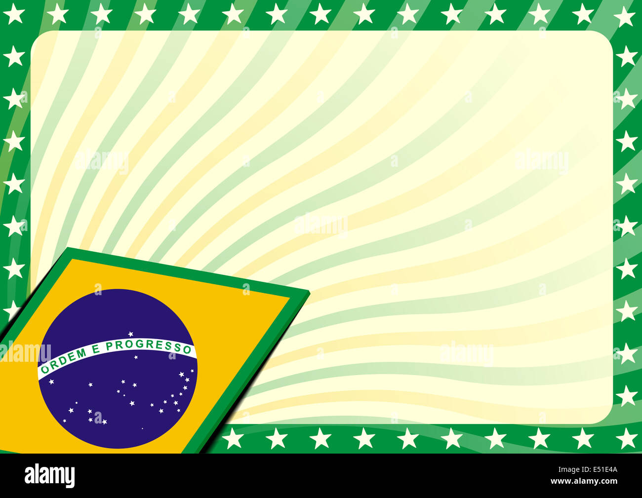 Blue brazilian flag hi-res stock photography and images - Alamy