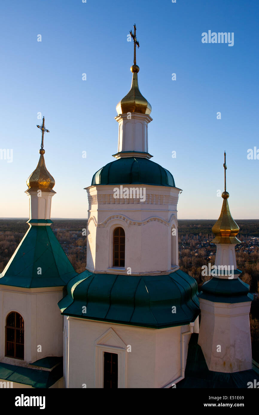 Domes of orthodox church Stock Photo - Alamy