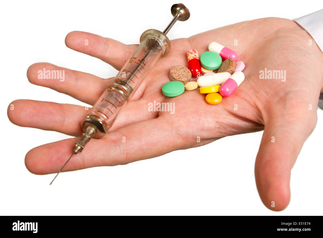Human color pill hi-res stock photography and images - Alamy