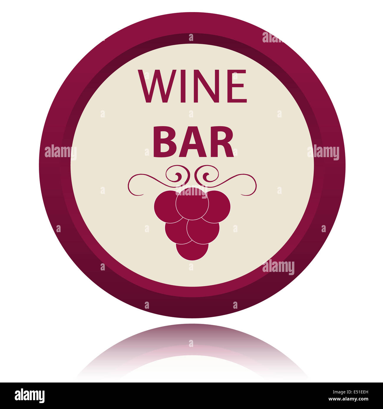 Icon alcohol wine Cut Out Stock Images & Pictures - Alamy