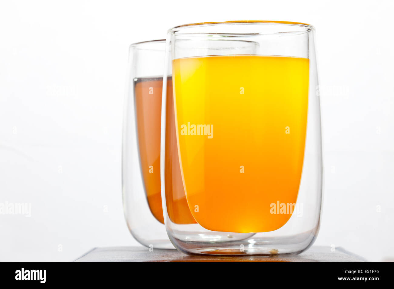 two glasses with drinks Stock Photo - Alamy