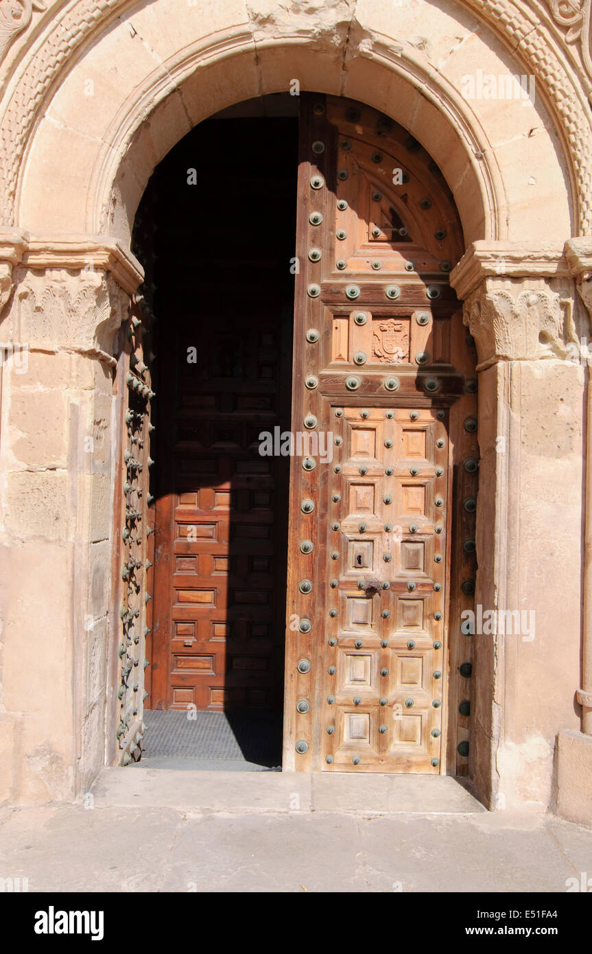 Picture of a medieval gate, with old textures Stock Photo - Alamy