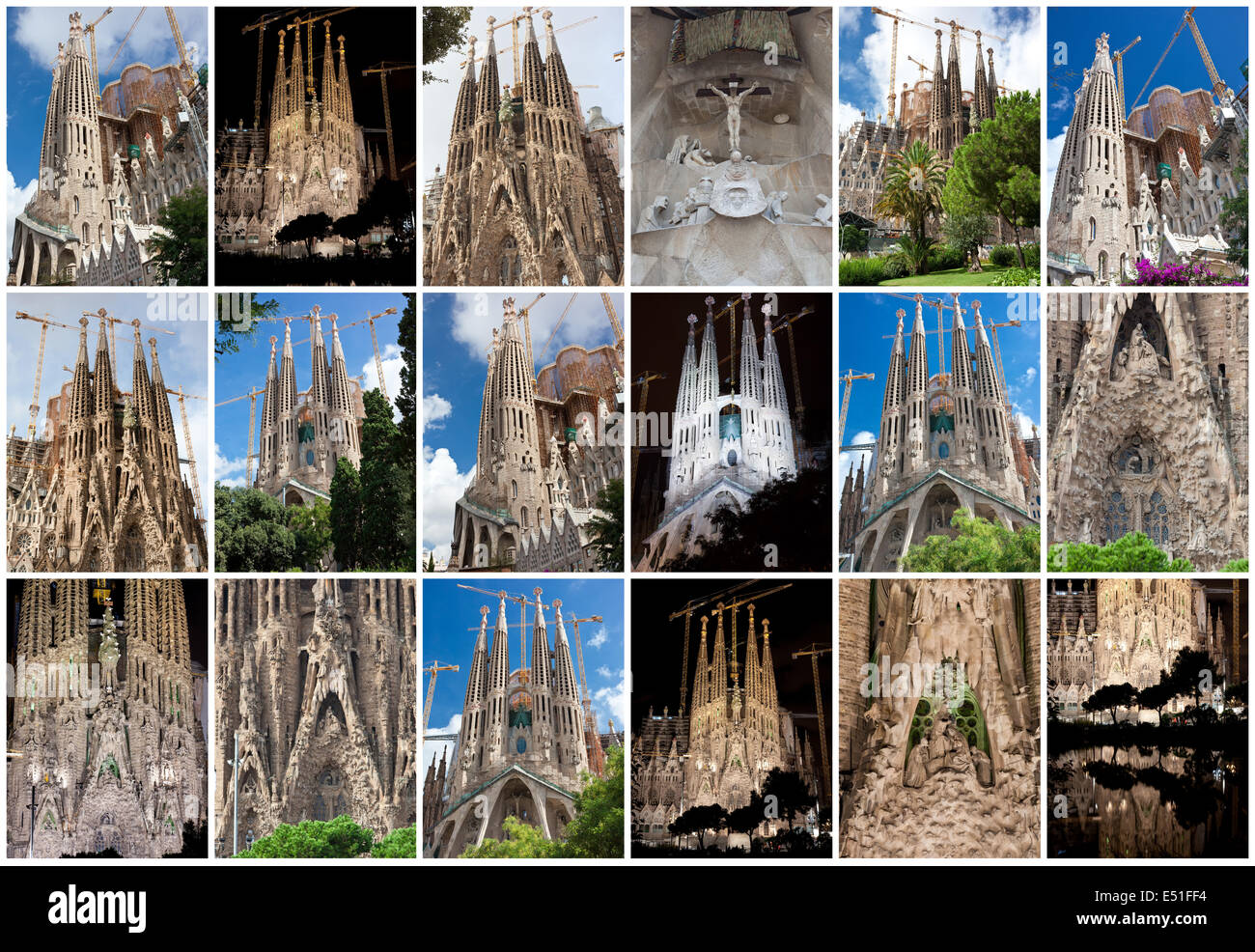 Sagrada familia con hi-res stock photography and images - Alamy